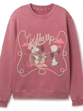 Disney | Sweaters | Disney Cowboy Mickey Mouse Giddy Up Western Sweater ...